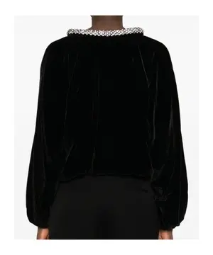 Isabel Marant Étoile Bertina Blouse With Crystal Embellishment