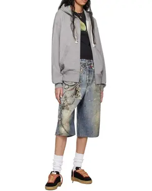 LANVIN Lite Curb Suede Sneakers