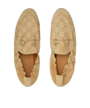Gucci Gg Logo Horsebit Loafers