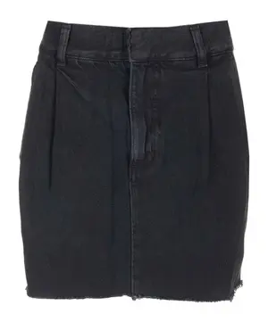 AGOLDE Belt-loop Denim Skirt - Black