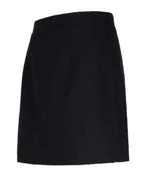 PATOU High-waist Tweed Mini Skirt - Black