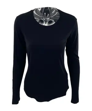 Max Mara Long-sleeved T-shirt - Black