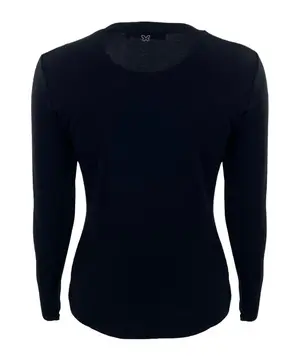 Max Mara Long-sleeved T-shirt - Black