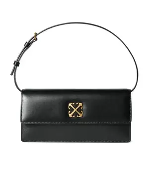 Off-white Textured Shoulder Bags