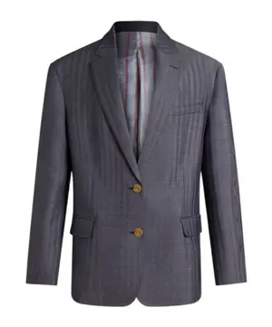 Etro Pegaso Single-breasted Blazer - Black