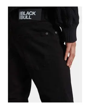 Dsquared2 Skater Logo Patch Skinny Jeans - Black