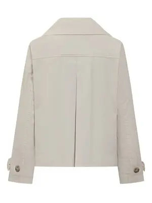 Woolrich Double-breasted Utility Peacoat - White