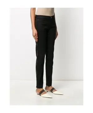 Emporio Armani Fitted Jeans With Embossed Logo Detail