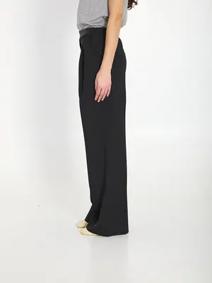 Loewe Pleated Wide-leg Trousers