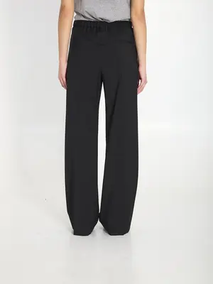 Loewe Pleated Wide-leg Trousers