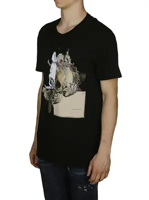 Alexander McQueen Logo Short-sleeved T-shirt