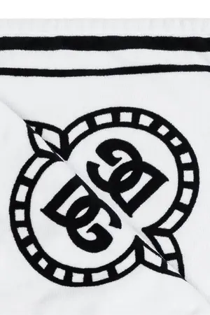 Dolce & Gabbana Dolce Gabbana Logo Printed Bath Towel