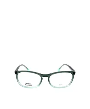 Isabel Marant Étoile Geometric Plano Mirror Eyeglasses - Green