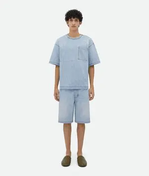 Bottega Veneta Light Bleached Denim T-shirt