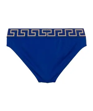Versace Greca Pattern Medusa Head Swim Trunks