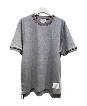 Thom Browne Logo Patch Crewneck T-shirt