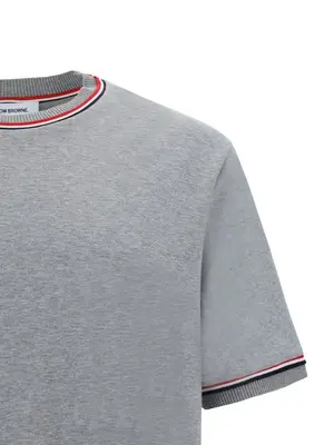 Thom Browne Milan Striped Crewneck T-shirt