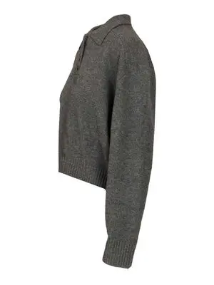 LOULOU STUDIO Long Sleeve Collared Pullover
