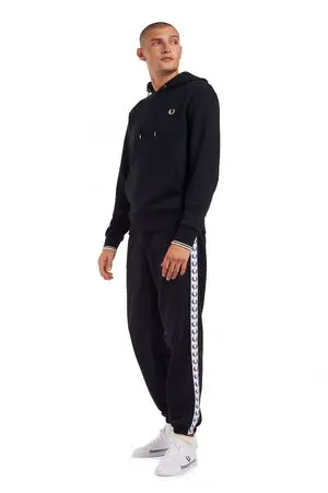 Fred Perry Hooded Sweatshirt - Black