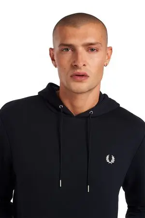 Fred Perry Hooded Sweatshirt - Black