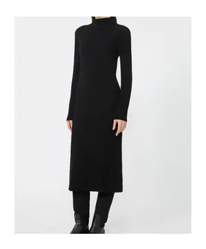 Max Mara Ribbed Wool And Cashmere Midi Dress