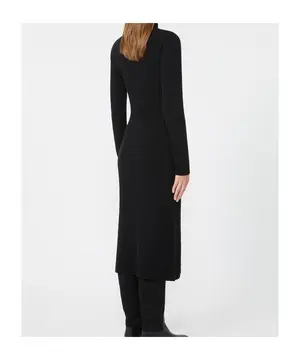 Max Mara Ribbed Wool And Cashmere Midi Dress
