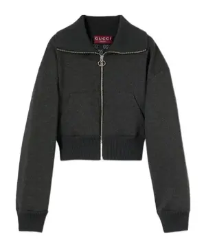 Gucci Double Jersey Zip Jacket