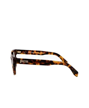 Palm Angels Geometric Full Rim Eyeglasses