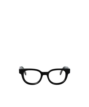Palm Angels Style 1b Geometric Eyeglasses - Black