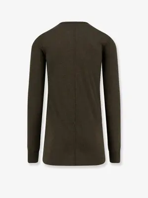 Rick Owens Round Neck Long-sleeved T-shirt