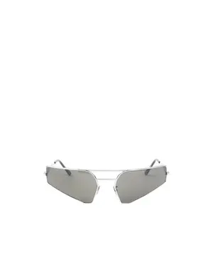 Rick Owens Geometric Frame Sunglasses - Gray