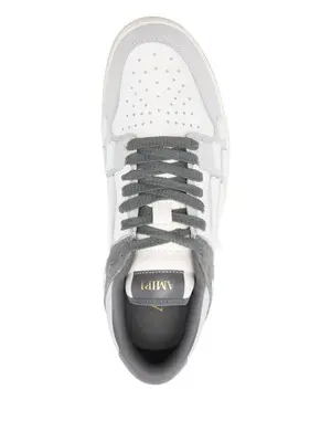 Amiri Distressed Skel Top Low Top Sneakers