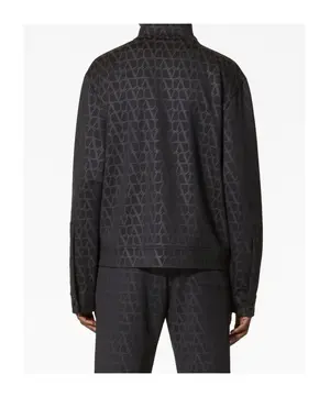 Valentino Garavani Toile Iconographe Print Zip-up Sweatshirt