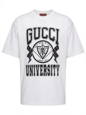 Gucci Logo Printed Crewneck T-shirt