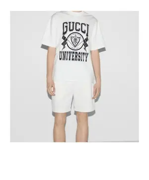 Gucci Logo Printed Crewneck T-shirt