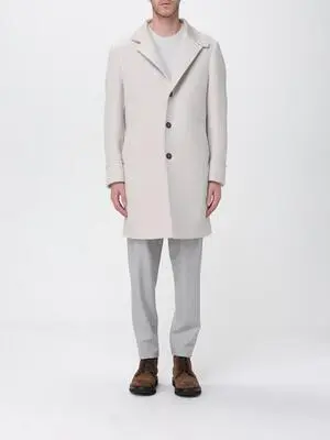 Eleventy Single-breasted Coat With Stand Collar