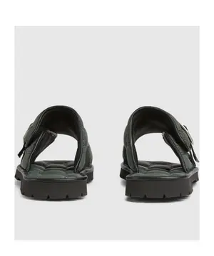 Gucci Buckled Quilted Gg Nylon Sandals