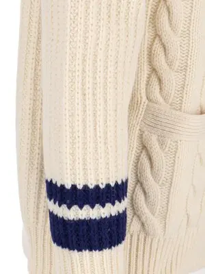 Gucci V-neck Cable-knit Cardigan