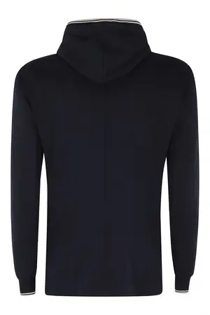 Eleventy Layered Hooded Jacket - Black