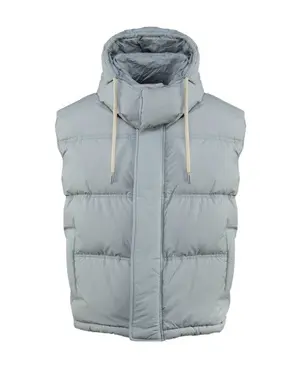 AMI Paris Padded Hooded Vest - Blue