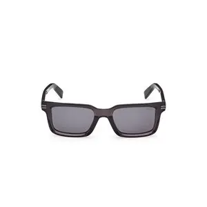 Zegna Rectangle Frame Sunglasses - Gray
