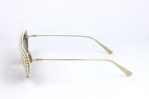 Dior Cat Eye Embellished Sunglasses