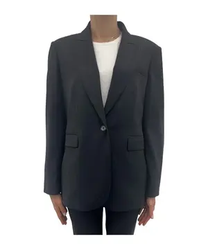 Liu Jo Embellished Single-breasted Tailored Blazer - Black