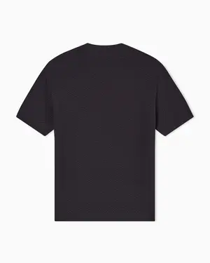 Emporio Armani Jacquard Crewneck Knitted T-shirt
