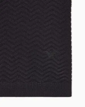 Emporio Armani Jacquard Crewneck Knitted T-shirt