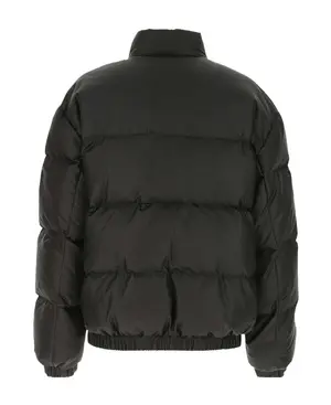 Alessandra Rich Logo-patch Puffer Jacket