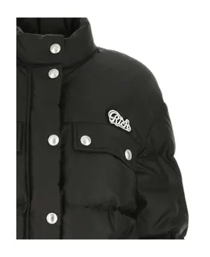 Alessandra Rich Logo-patch Puffer Jacket