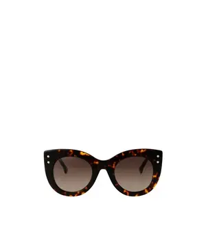 Carolina Herrera Butterfly Full Rim Sunglasses - Brown