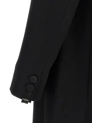 Fendi Single Breasted Trench Coat