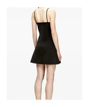 DIESEL® D-newhop-od Oval D Logo Mini Dress - Black